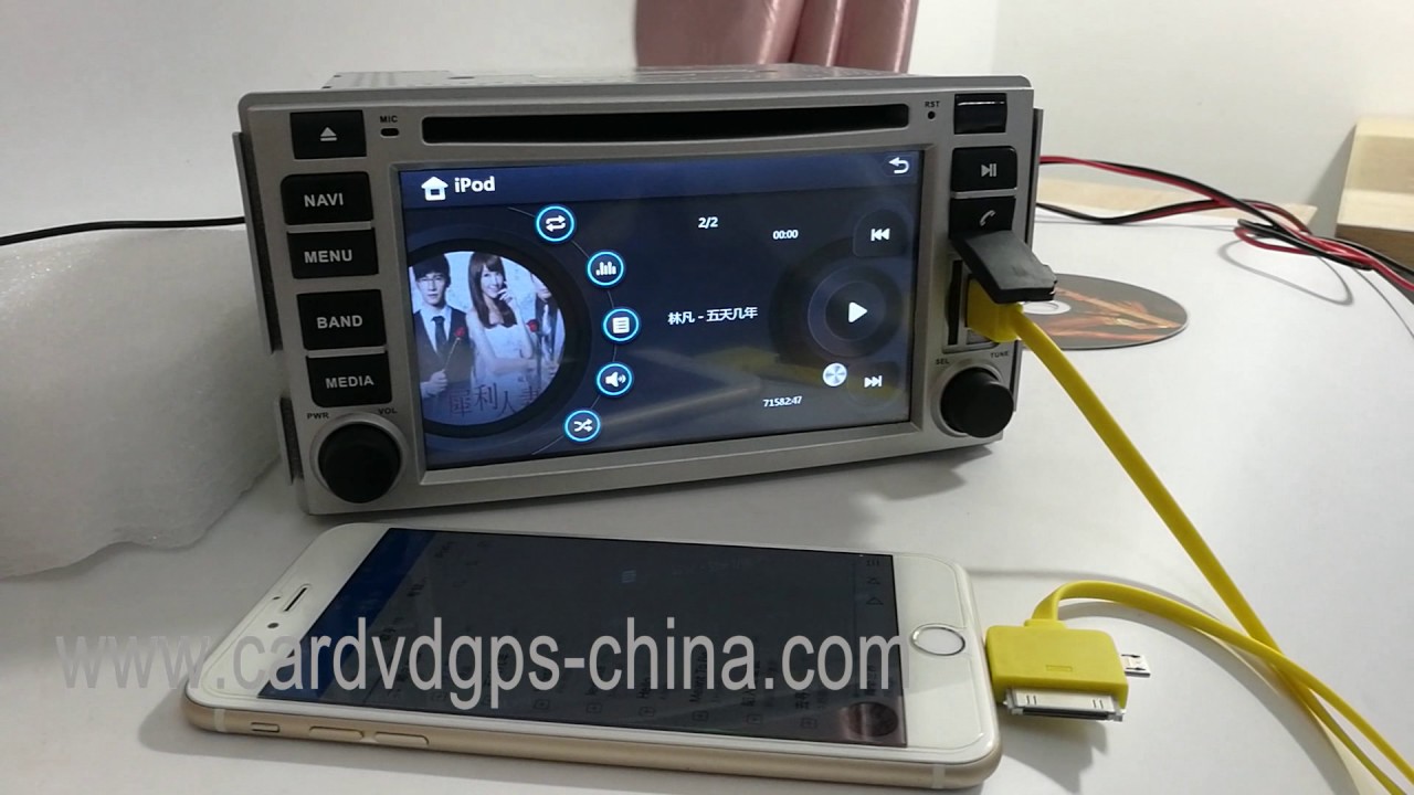 Topnavi wince Hyundai Santa fe Car DVD player GPS navigation - YouTube