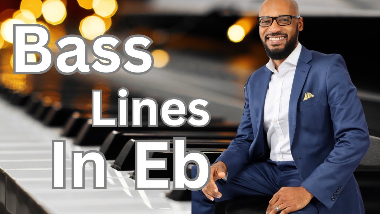 Piano tutorial: Bass lines in Eb - YouTube