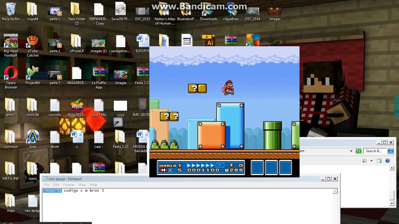 Código de Debug super mario bros 3 - YouTube