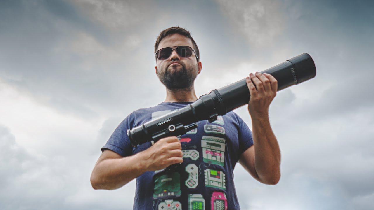 THIS WEIRD BAZOOKA LENS Will Make you Look like a Terrorist - YouTube