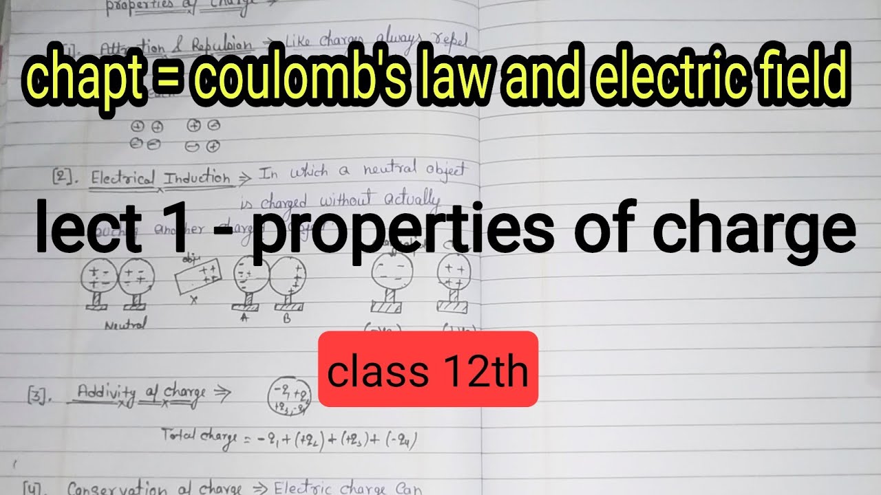 properties of charge !! class 12th physics - YouTube