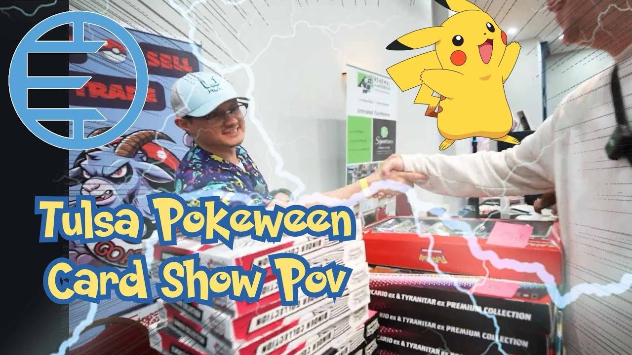 Rated E Hits Pokeween Tulsa! | Inside the Cards & More Vendor POV - YouTube