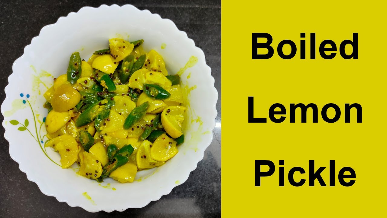 Boiled Lemon Pickle Recipe | 🍋 Instant Lemon Pickle | 🤤 Preserved Lemon ...