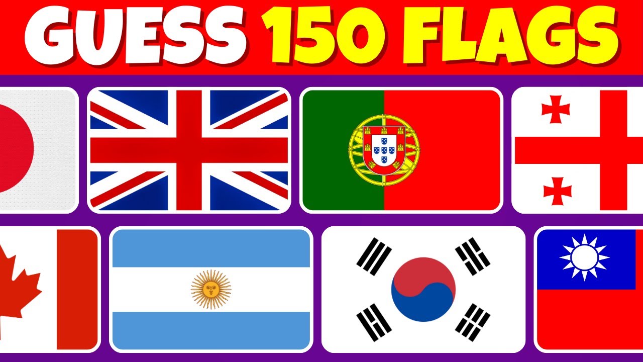 Guess 150 Flags in 3 Seconds! 🌍🔥 Only Geniuses Score 100+! - YouTube