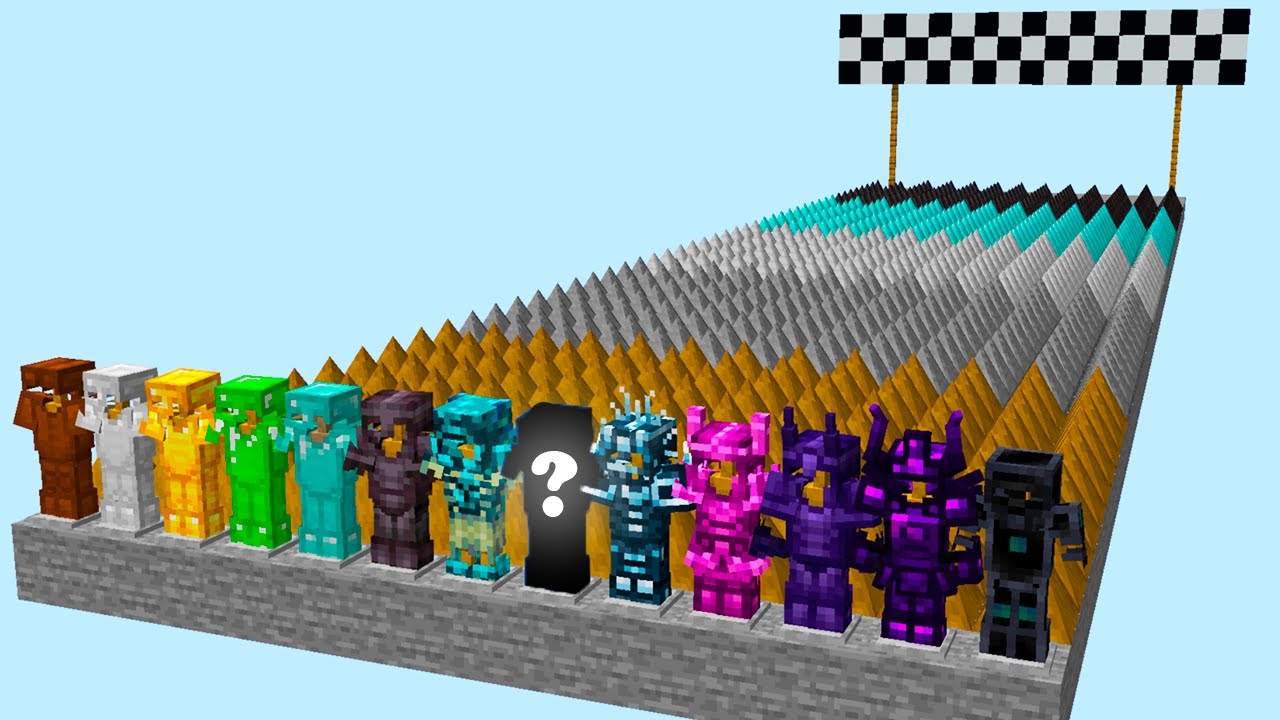 Which ore armor is the strongest ? | Minecraft - YouTube