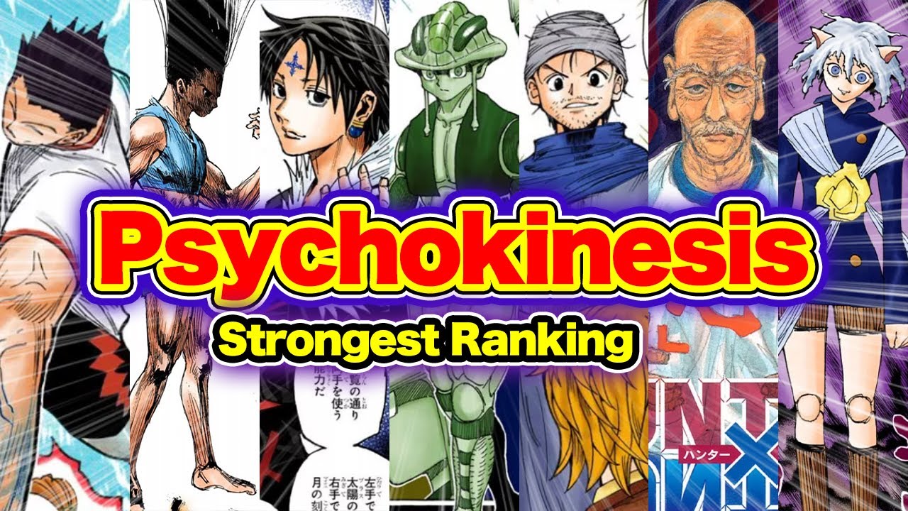 HUNTER×HUNTER | Psychokinesis Strongest Ranking - YouTube