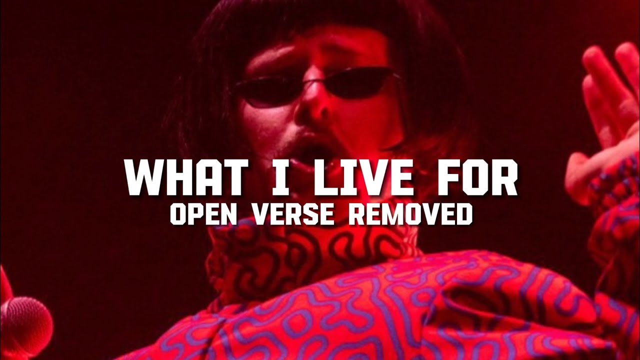 Oliver Tree - What I Live For [open verse removed] Lyric Video - YouTube