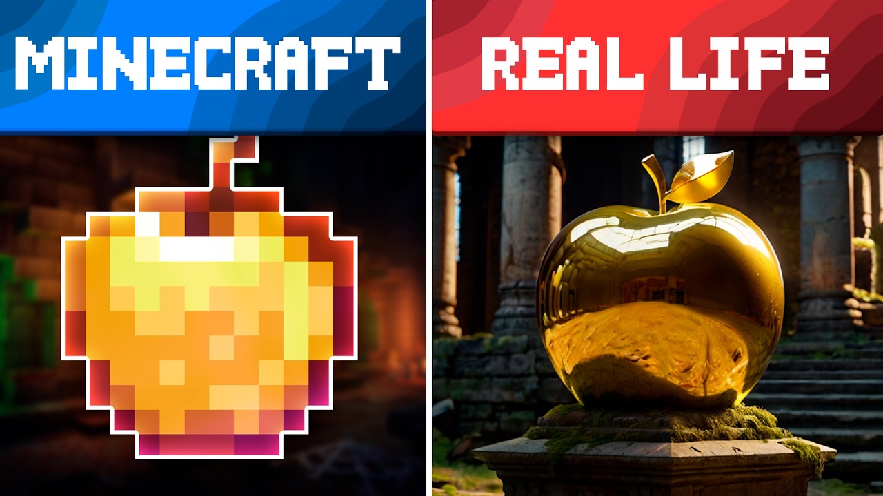 Minecraft in Real Life – You Won’t Believe This Look!! - YouTube