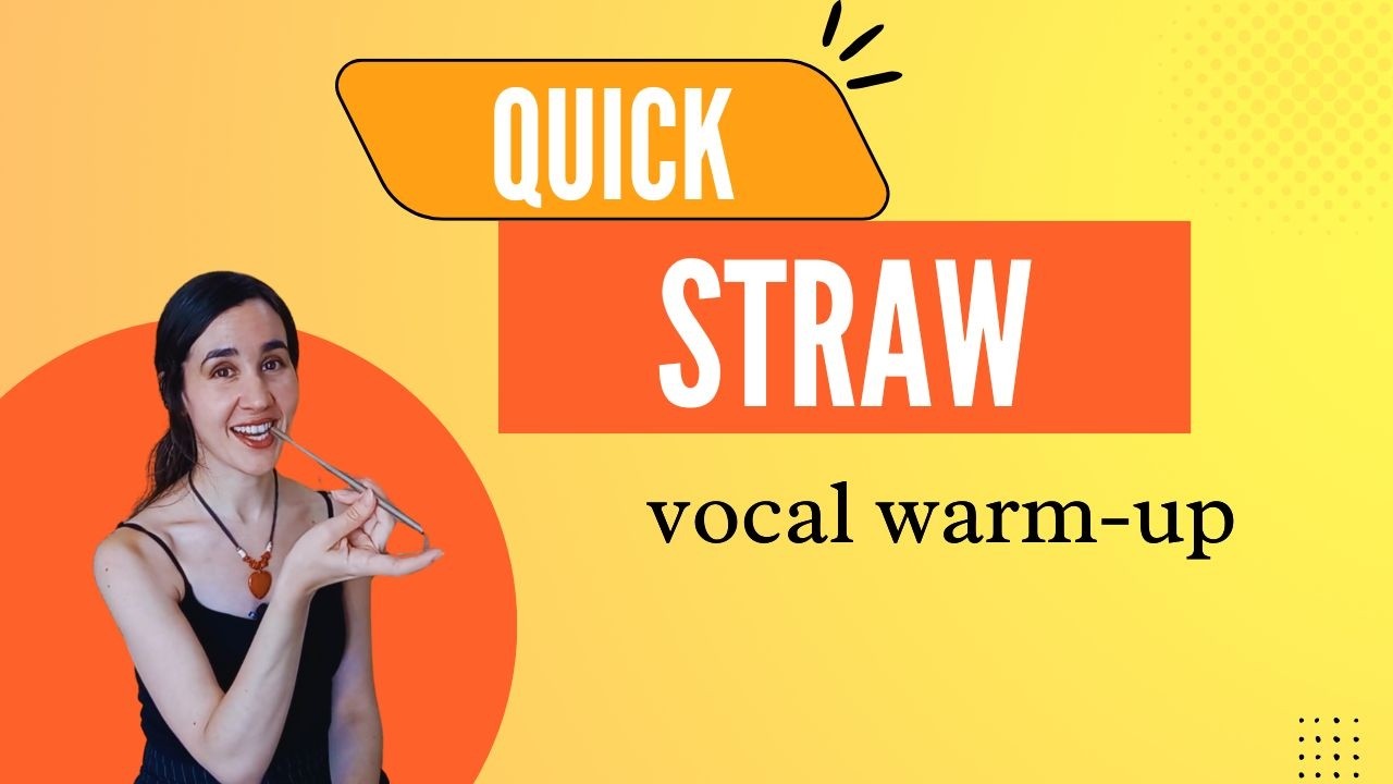 WAKE UP Your Voice with This Quick Minute Morning Straw Routine - YouTube