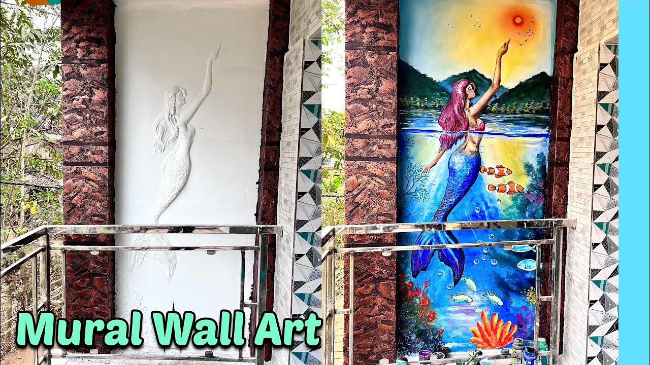 😳Mural Wall Art || Texture Wall Art Ideas || Texture Design _|| Wall ...