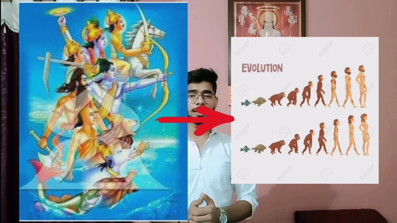 How shri Vishnu's dashavatar incarnations depict evolution process of ...