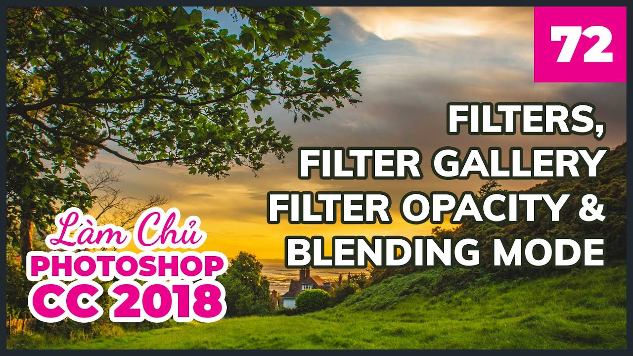 Bài 72: Filter, Filter Gallery, Filter Blending Mode | Làm Chủ ...