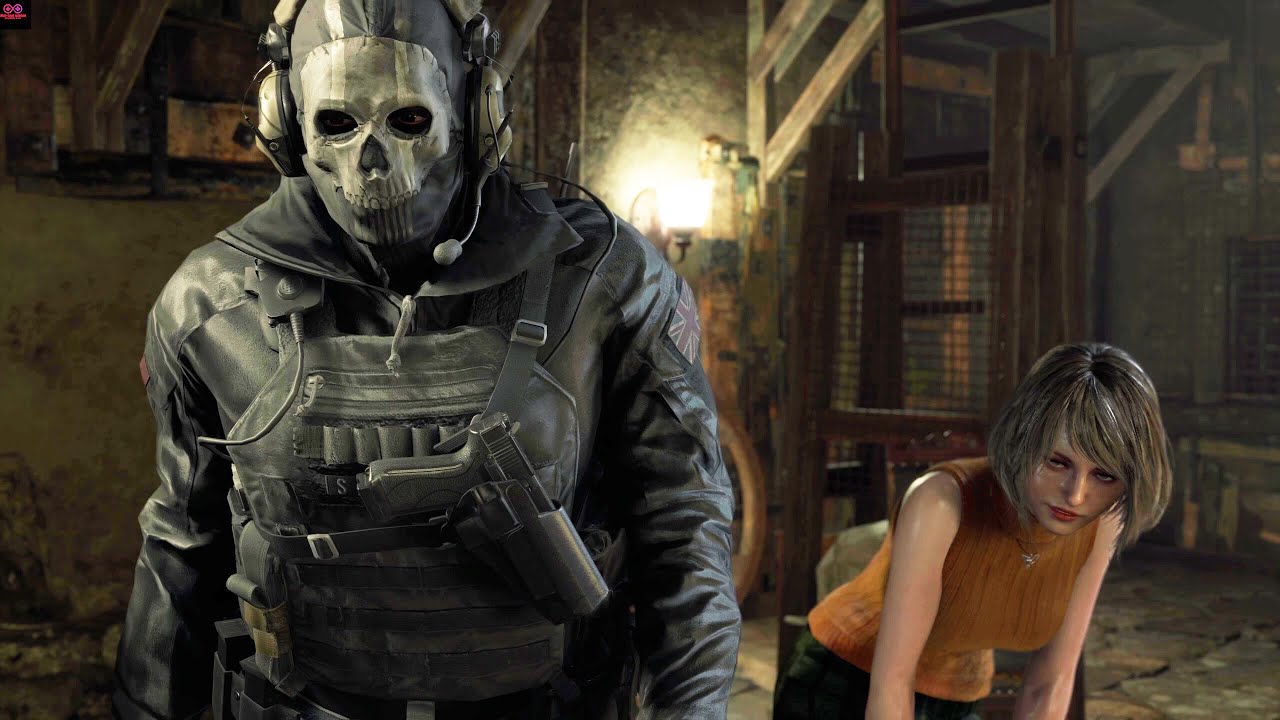 Resident Evil 4/RE4 Remake PC MOD - Leon Is Ghost From Call of Duty ...