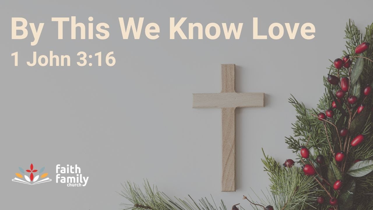 By This We Know Love - YouTube