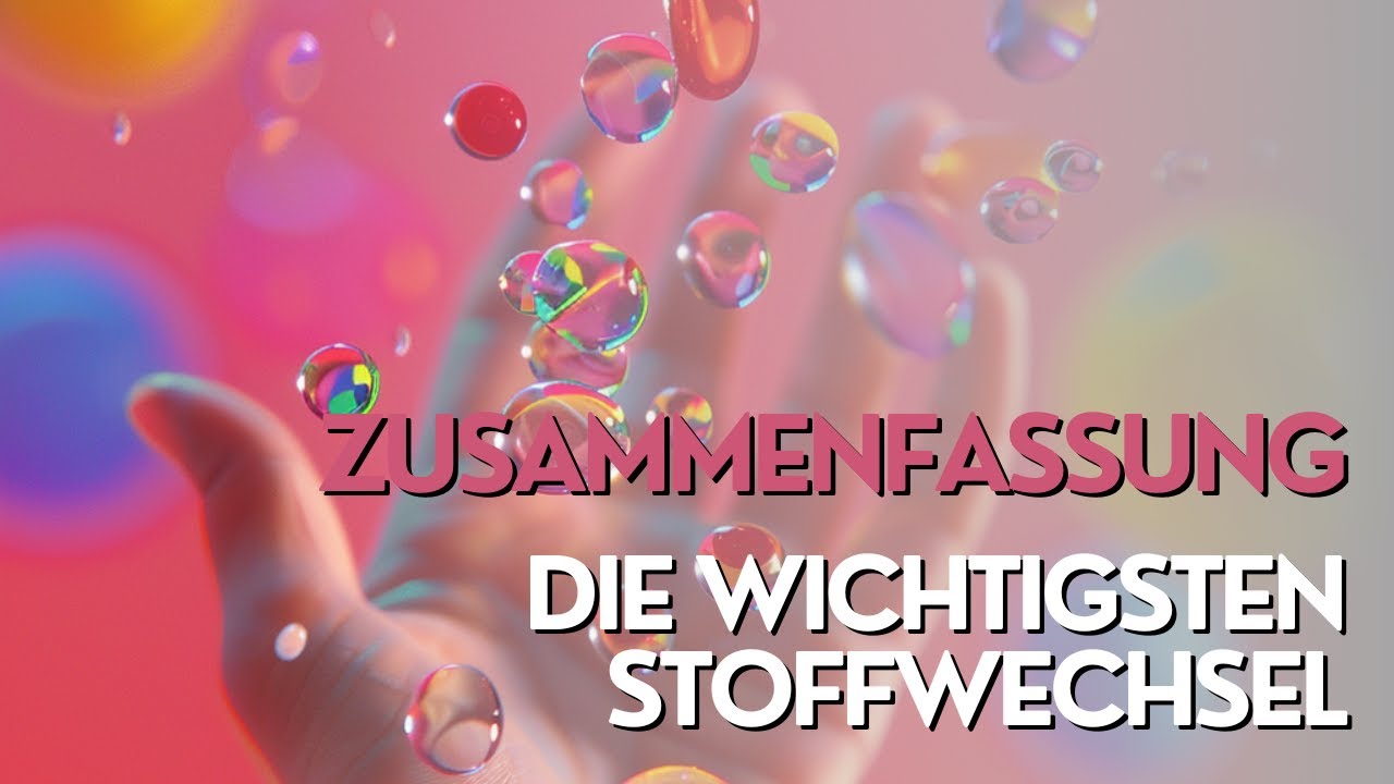 Die wichtigsten Stoffwechsel des menschlichen Körpers einfach erklärt ...