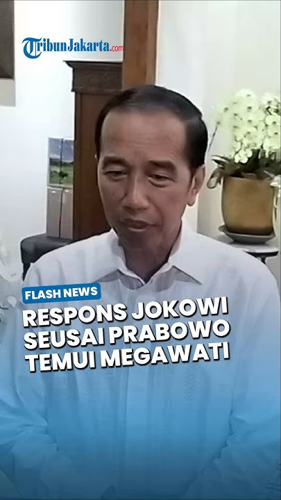 Reaksi Jokowi seusai Presiden Prabowo Akhirnya Temui Megawati 4 Mata di Teuku Umar - YouTube