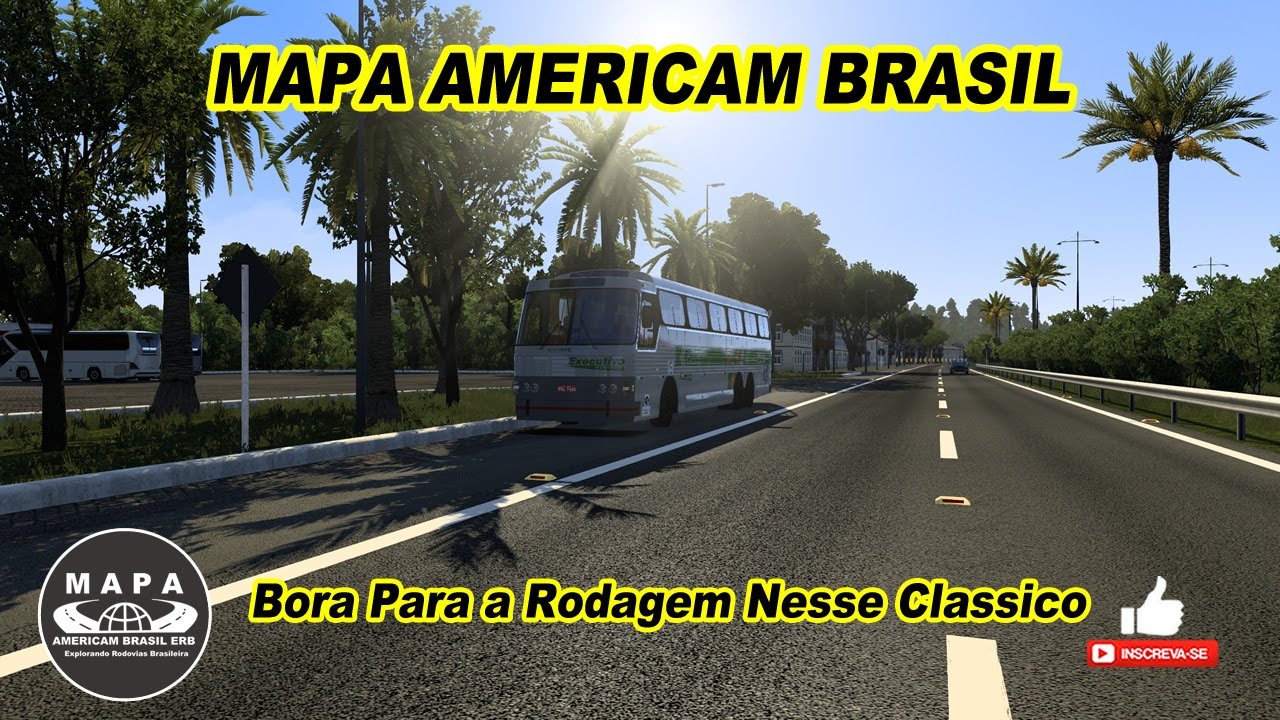 MAPA AMERICAM BRASIL - Bora Para a Rodagem Nesse Clássico - YouTube