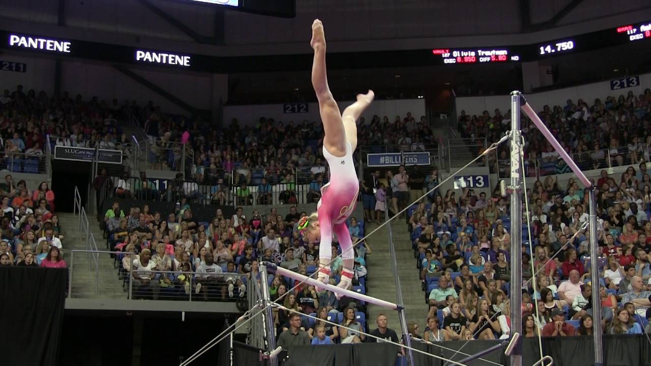 Emily Gaskins - Uneven Bars - 2016 P&G Gymnastics Championships – Sr ...
