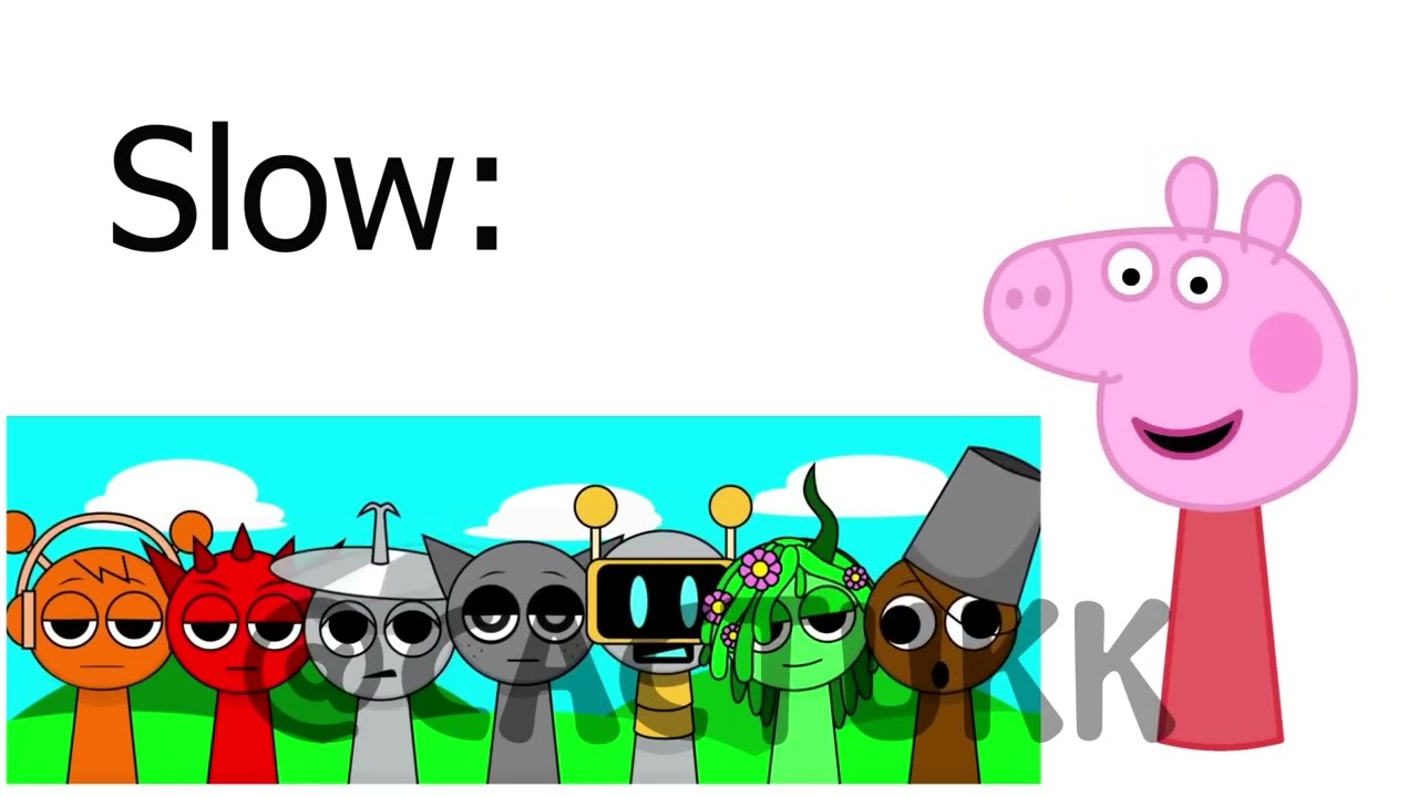 Incredibox: Sprunki OC Peppa Pig | But Its SlOW Vs FAST Version | - YouTube