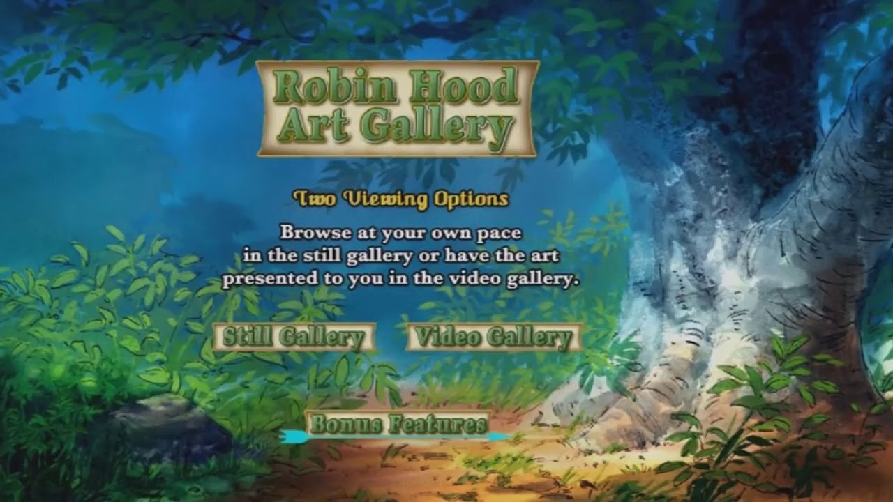 Robin Hood DVD Main Menu Walkthrough - YouTube