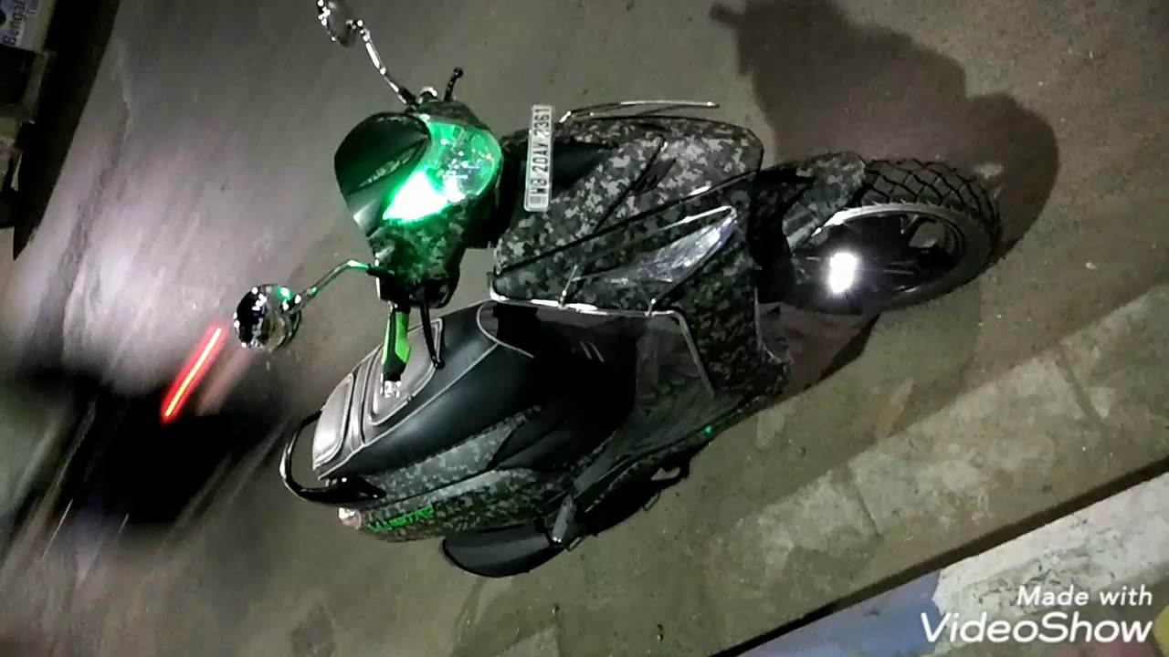 maestro edge scooty modified superb.. - YouTube
