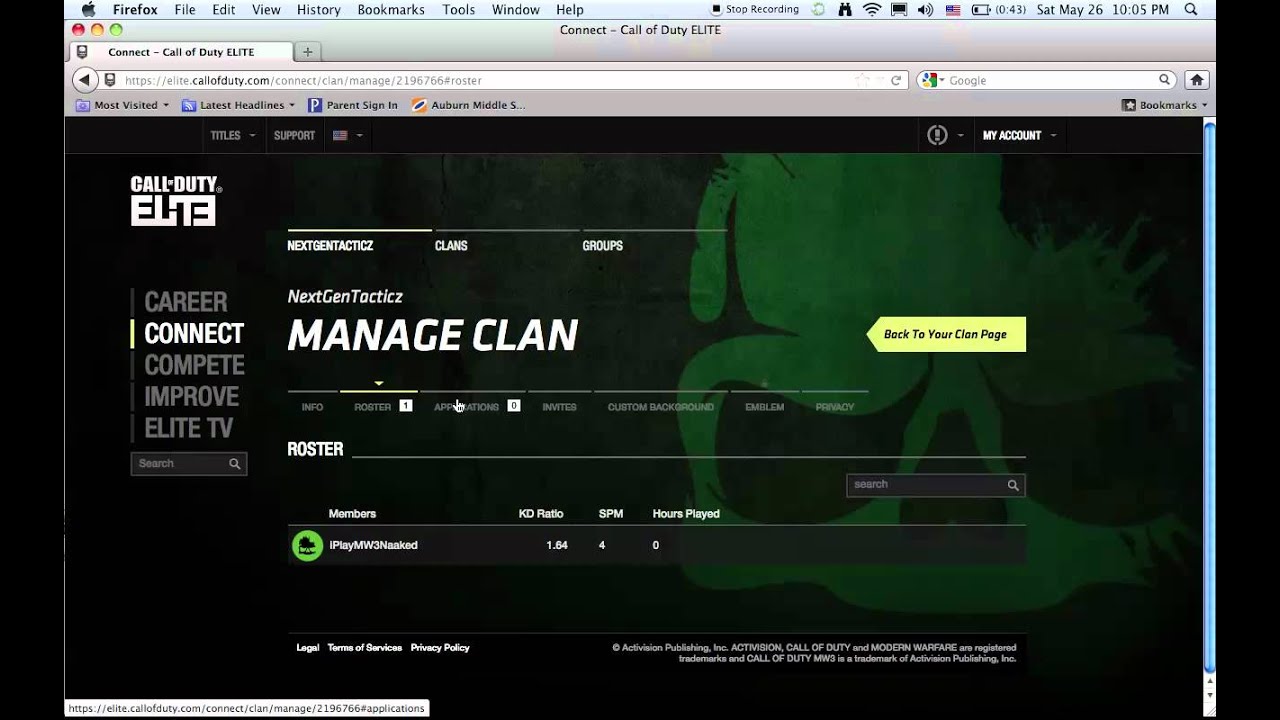 Join My Call of Duty Elite Clan! (NextGenTacticz) - YouTube