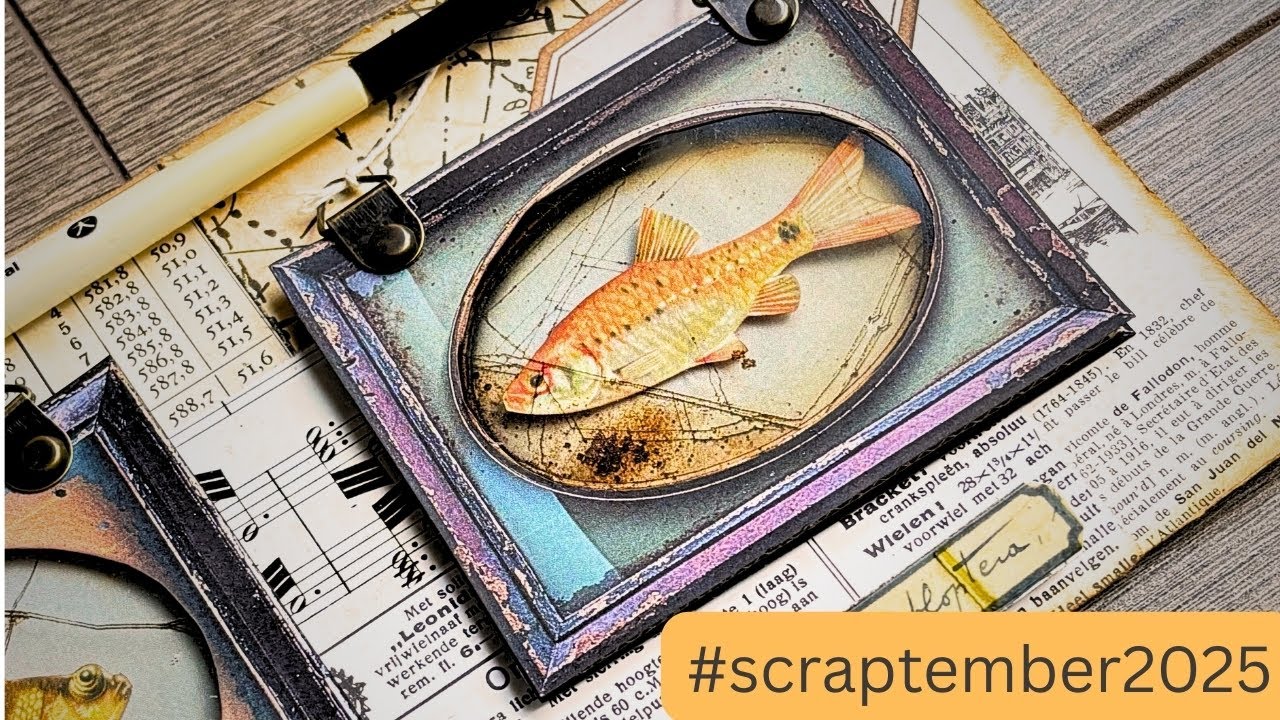 WHEN YOUR SCRAPS TURN INTO A FISH TANK #scraptember2025 - YouTube