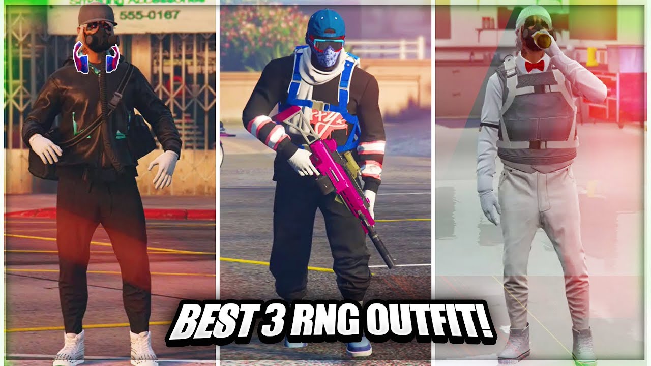 best 3 easy & simple (gta 5 online) rng outfit! using clothing glitches ...