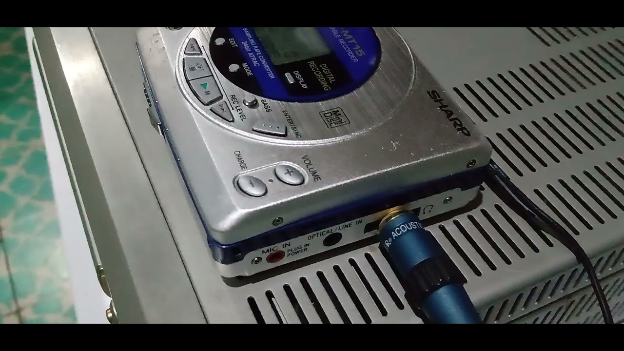 minidisc Sharp MD-MT15 devolución - YouTube