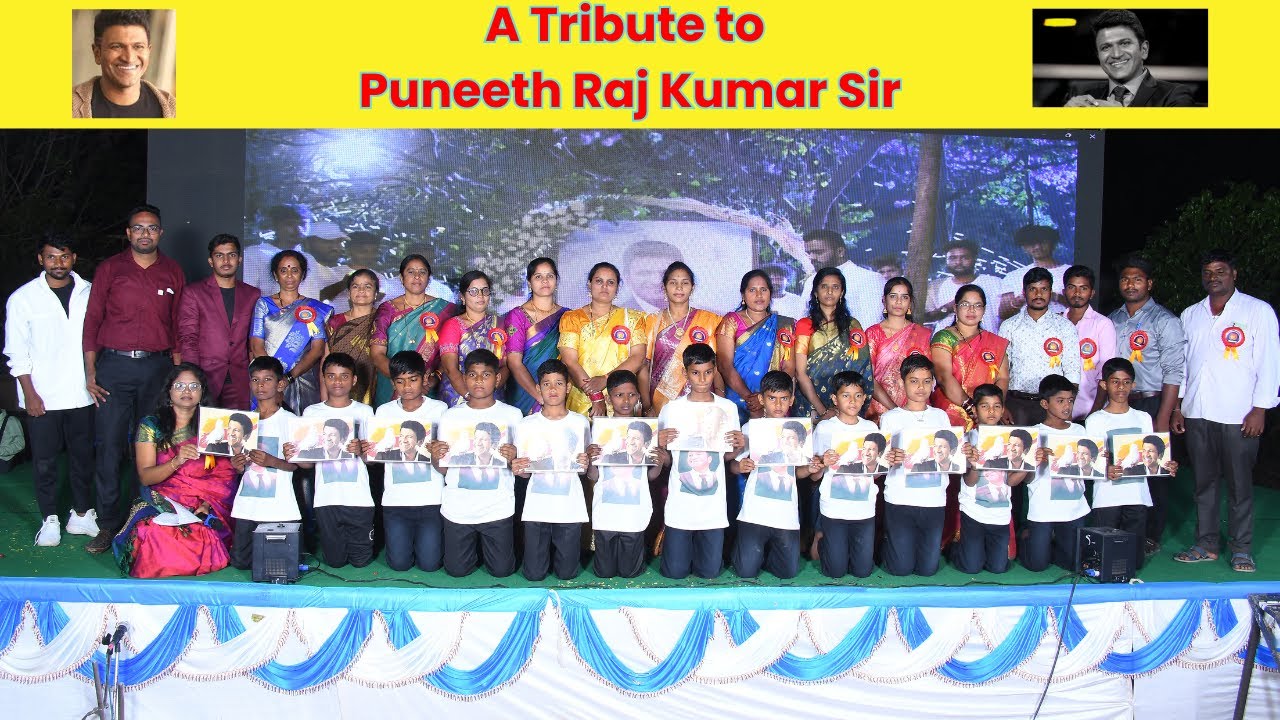 Tribute to Dr.Puneeth Rajkumar Gombe Hadutaithe Dance Kids Paradise ...