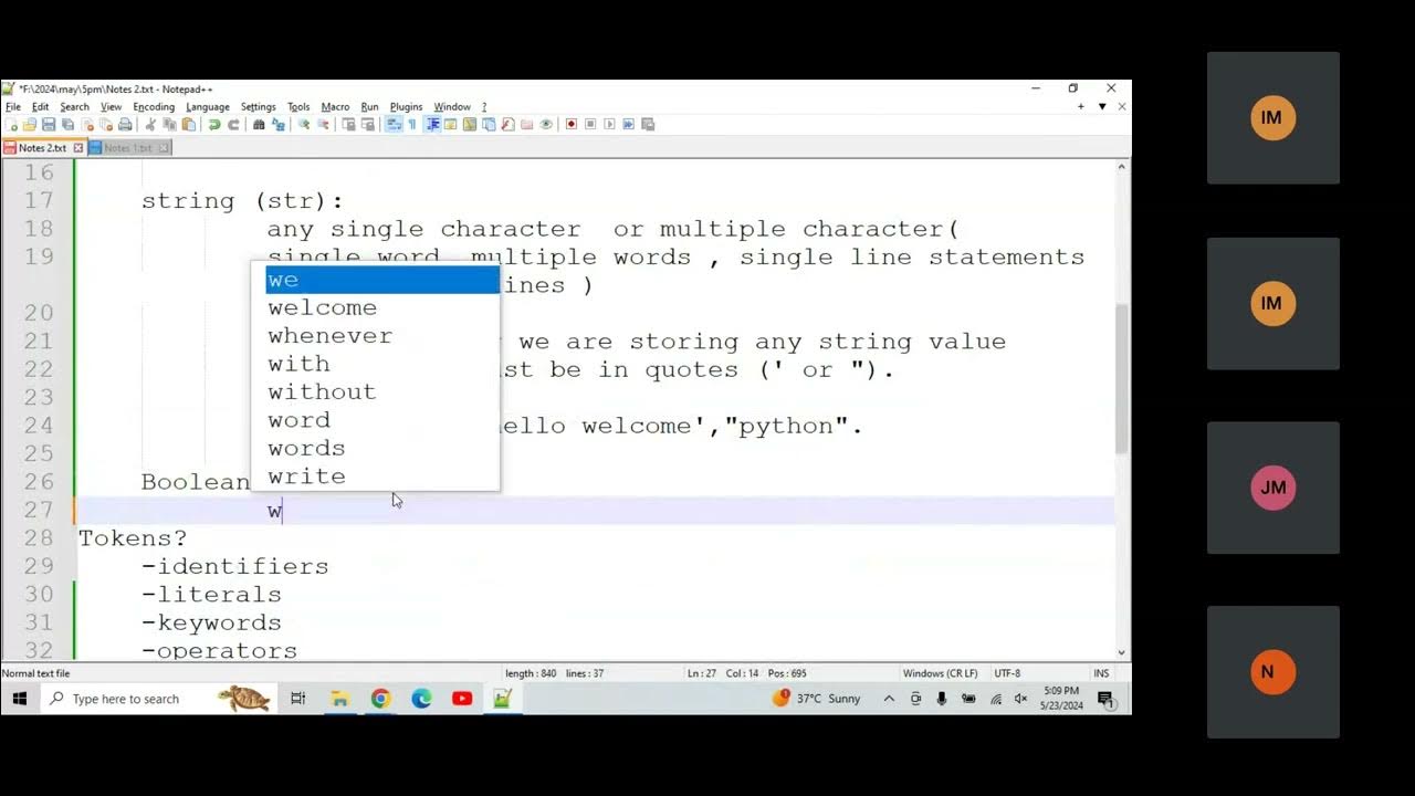 #2 fundamental or python programming and installation - YouTube