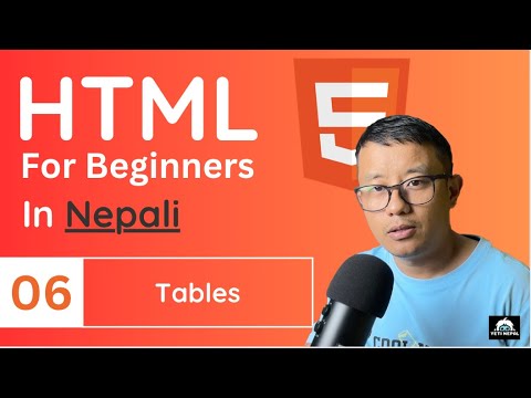 HTML Tutorial in Nepali #6 - Tables - YouTube