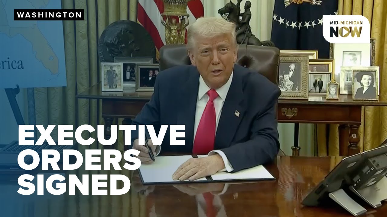 President Trump signs more executive orders: tariffs, DOGE, Women's ...