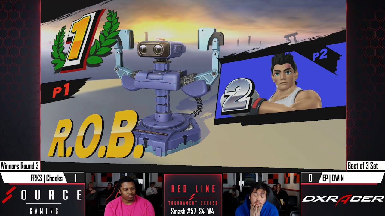 Red Line Smash 57 - FRKS | Cheeks (R.O.B.) Vs. EP | DWIN (Little Mac ...