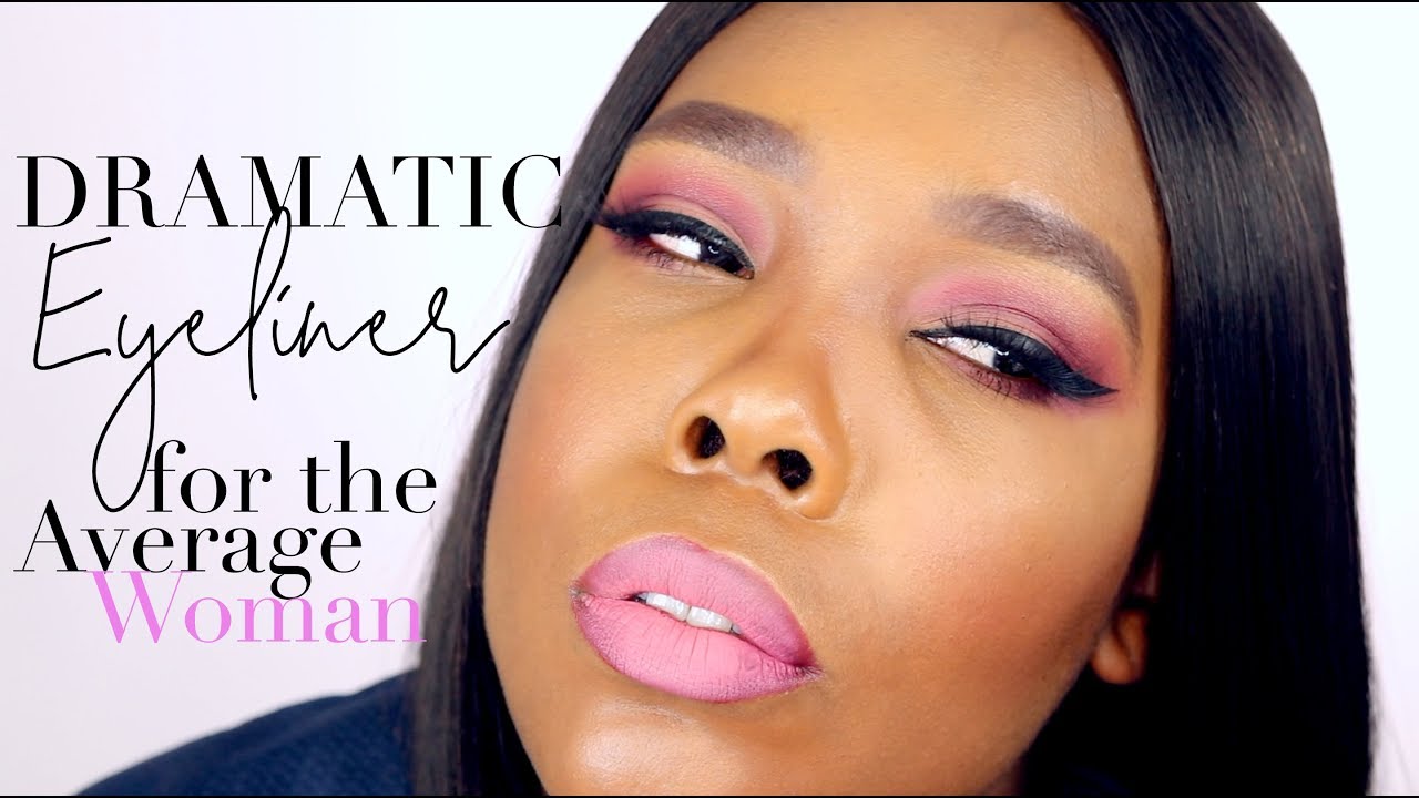 Dramatic Winged Eyeliner for the Average Woman - YouTube