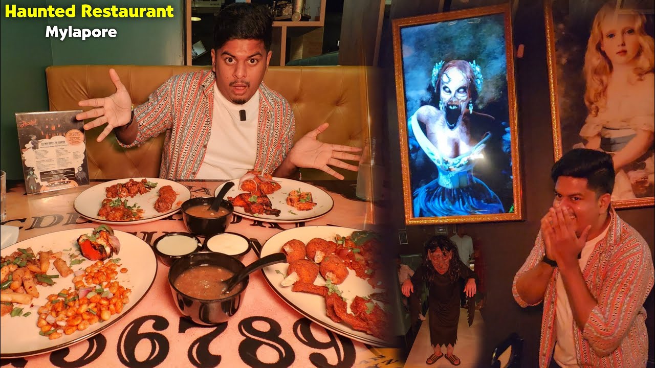 Horror Theme-ல இப்படி ஒரு Restaurant ah 🧟 Haunted Restaurant Mylapore 👻 ...