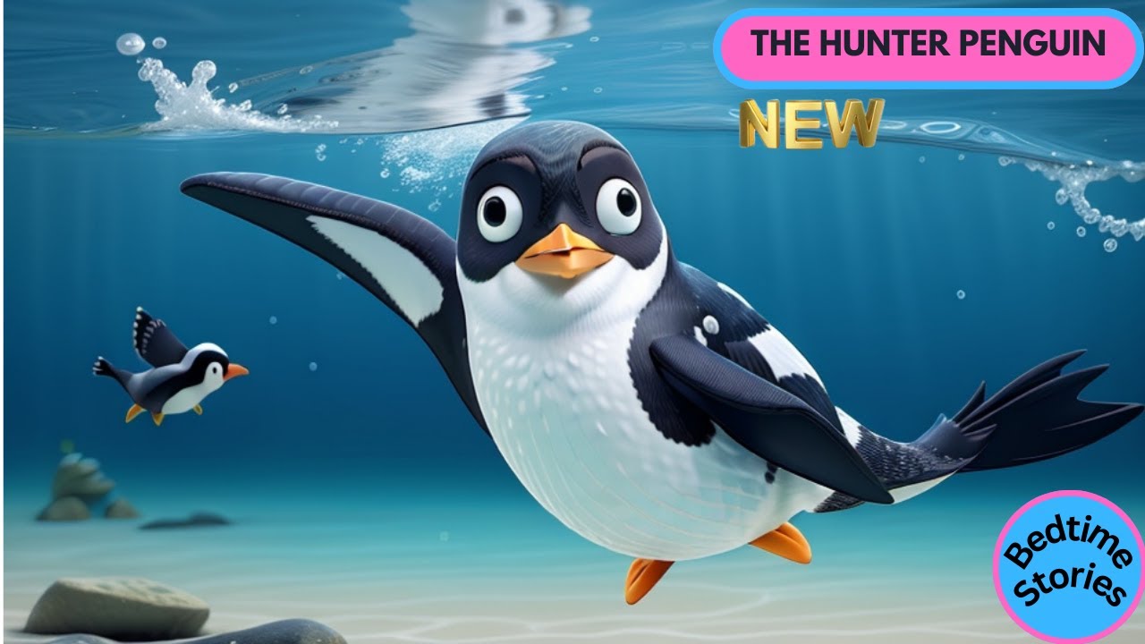 THE HUNTER PENGUIN | Kids Learning Story | English Stories | MORAL ...