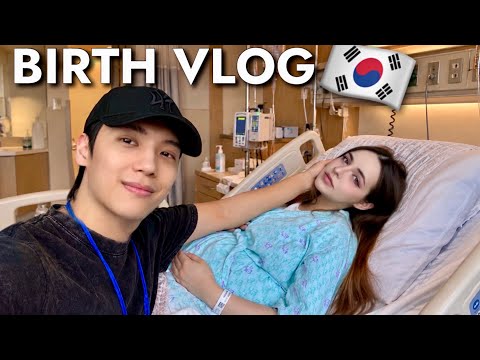 GIVING BIRTH IN KOREA🇰🇷👶🏻 FINALLY MEETING OUR RAINBOW BABY🙏🤍