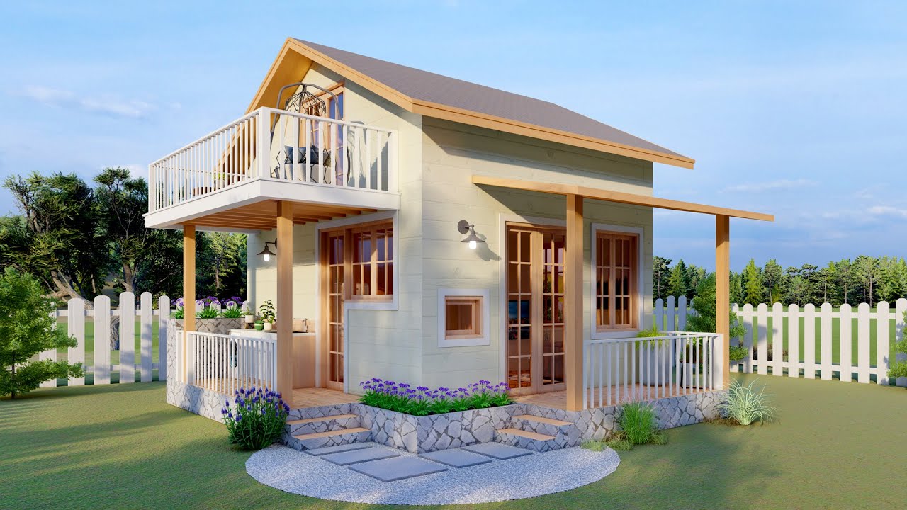 Beautiful, Simple and Cozy 2-Storey Country House - YouTube