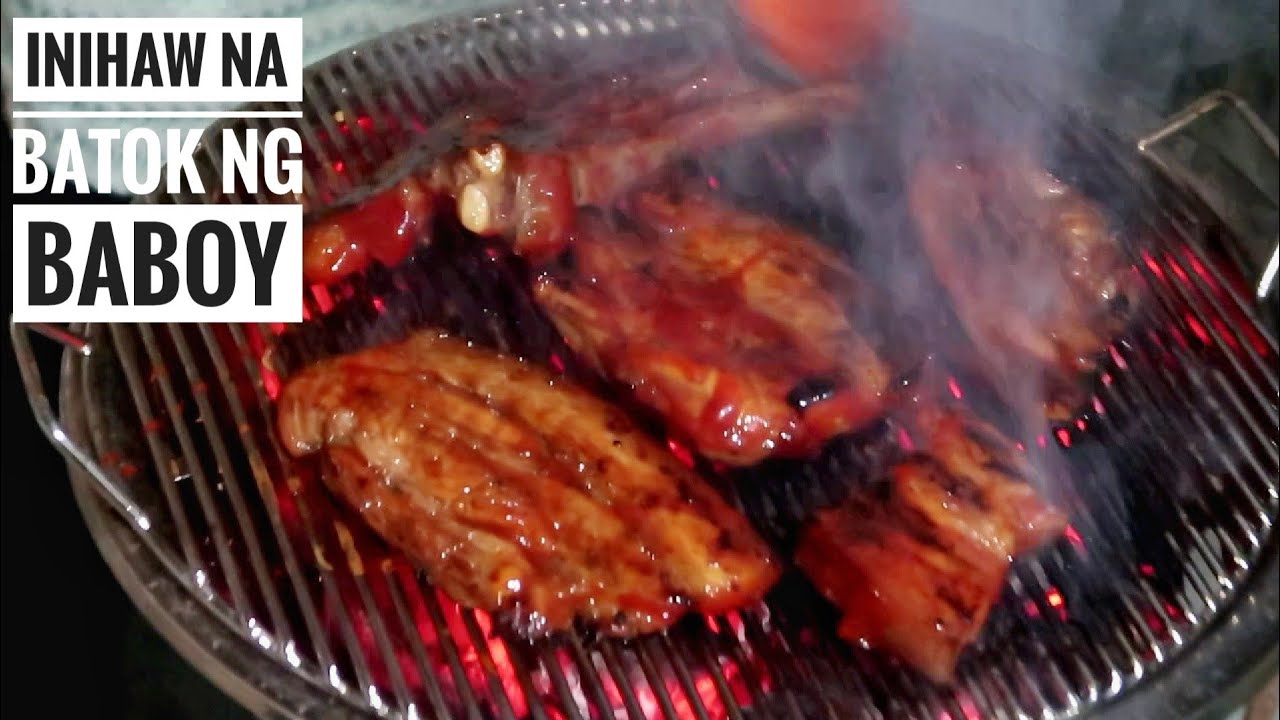 Inihaw na Batok ng Baboy - YouTube