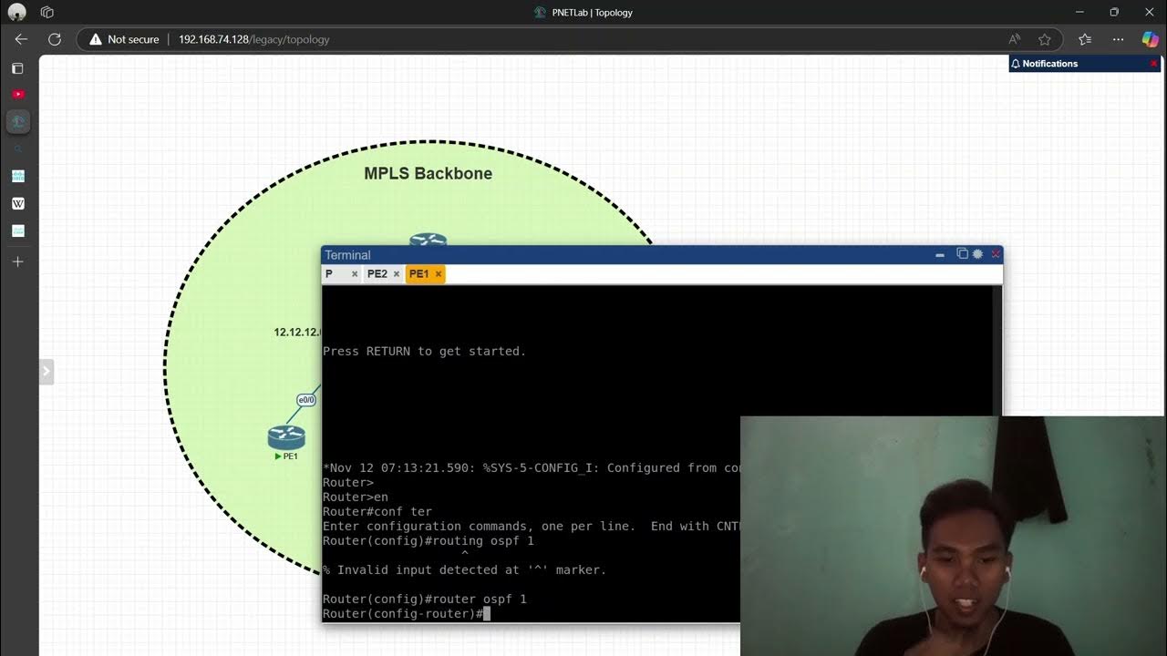 Tutorial MPLS backbone - YouTube