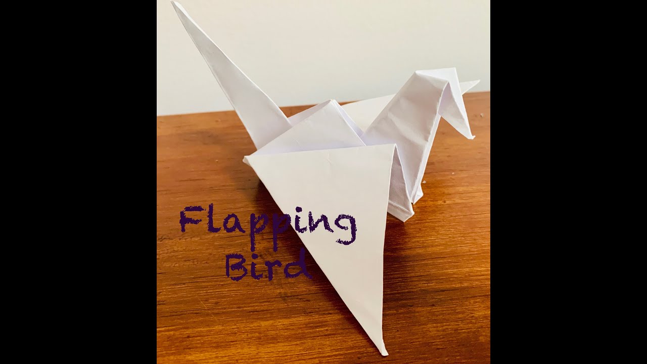 Paper Flapping Bird | DIY Origami | Wings Flap! - YouTube