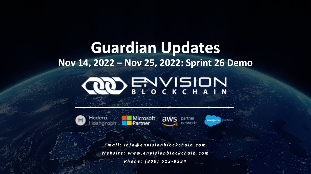 November 14, 2022 – November 25, 2022 Guardian Community Update and ...