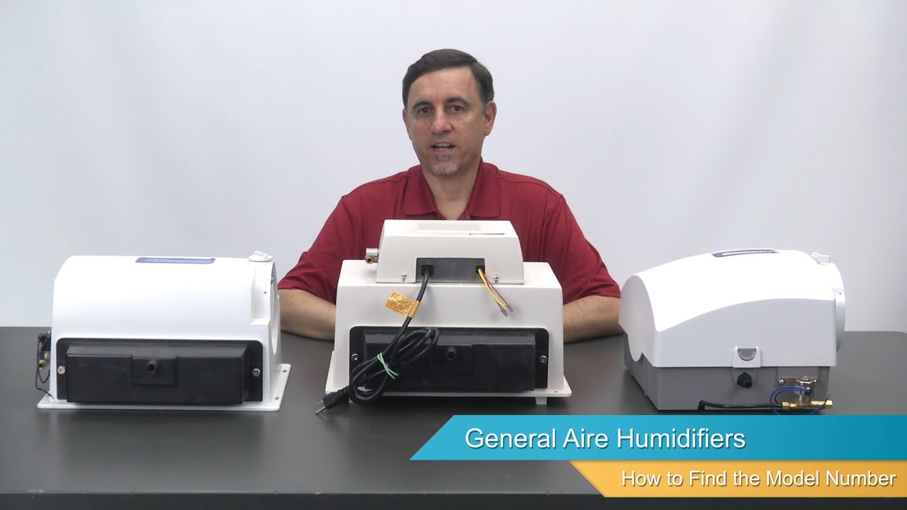 GeneralAire Humidifiers - Finding the Model Number - YouTube