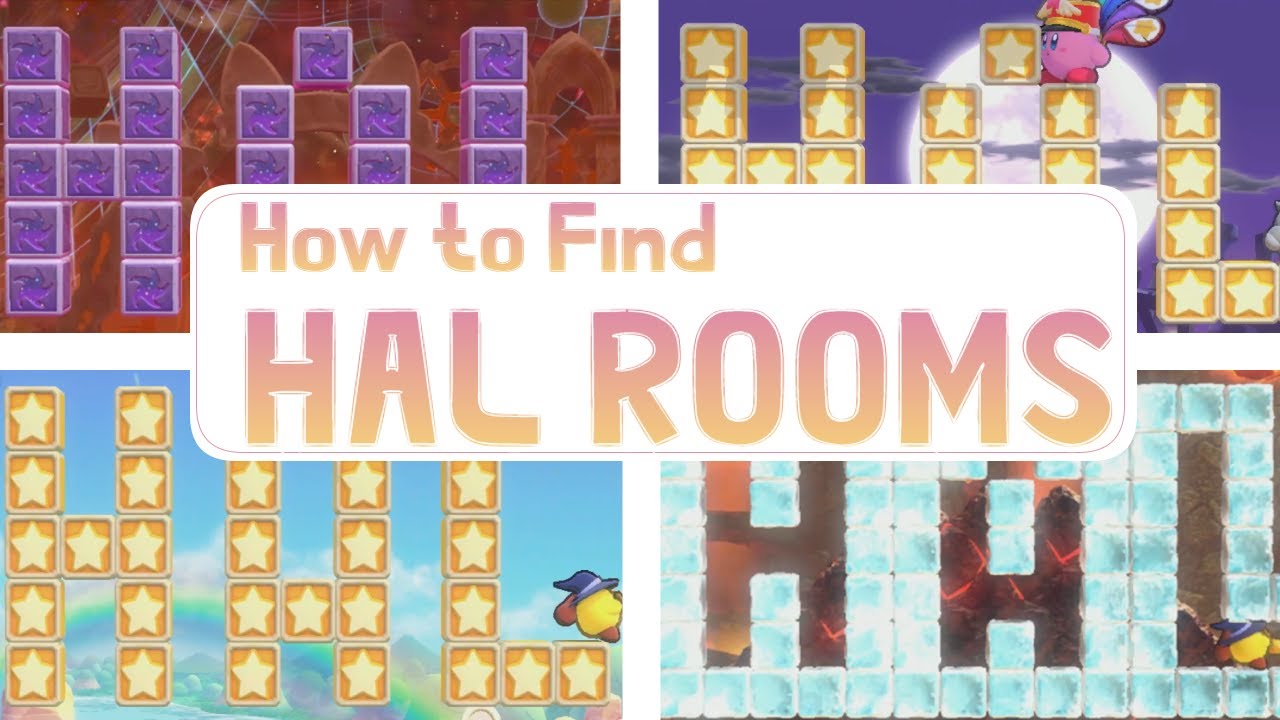 ALL Secret HAL Rooms | Kirby's Return to Dream Land Deluxe | Nintendo ...