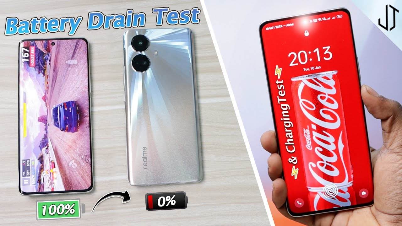 Realme 10 Pro Plus Real Life Battery Drain Test | Charging Test - YouTube