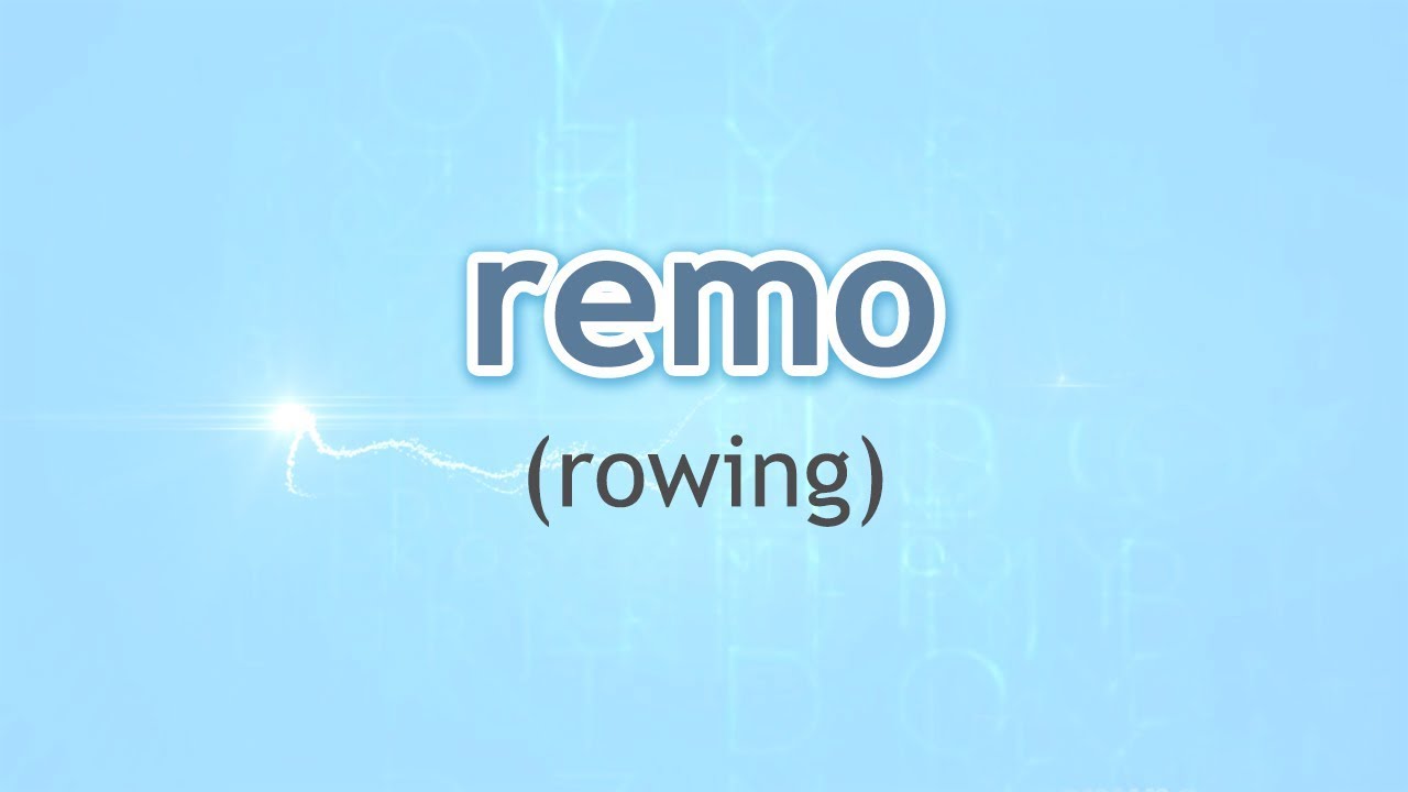How to Pronounce Rowing (Remo) in Spanish - YouTube