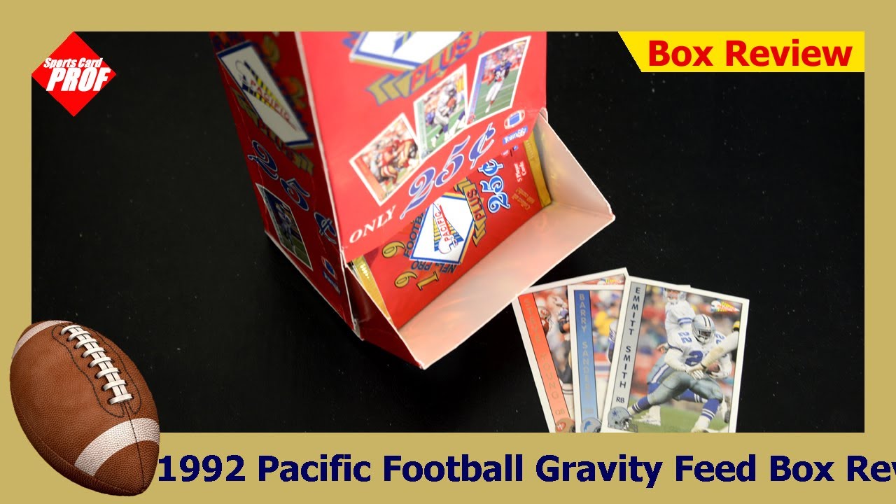 1992 Pacific Football Gravity Feed Box Review - YouTube