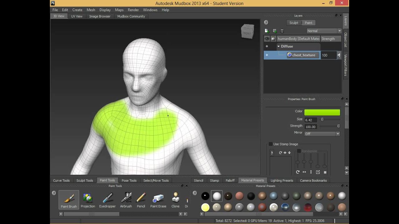 الدرس (18) مادبوكس Autodesk MudBox 2014 - YouTube