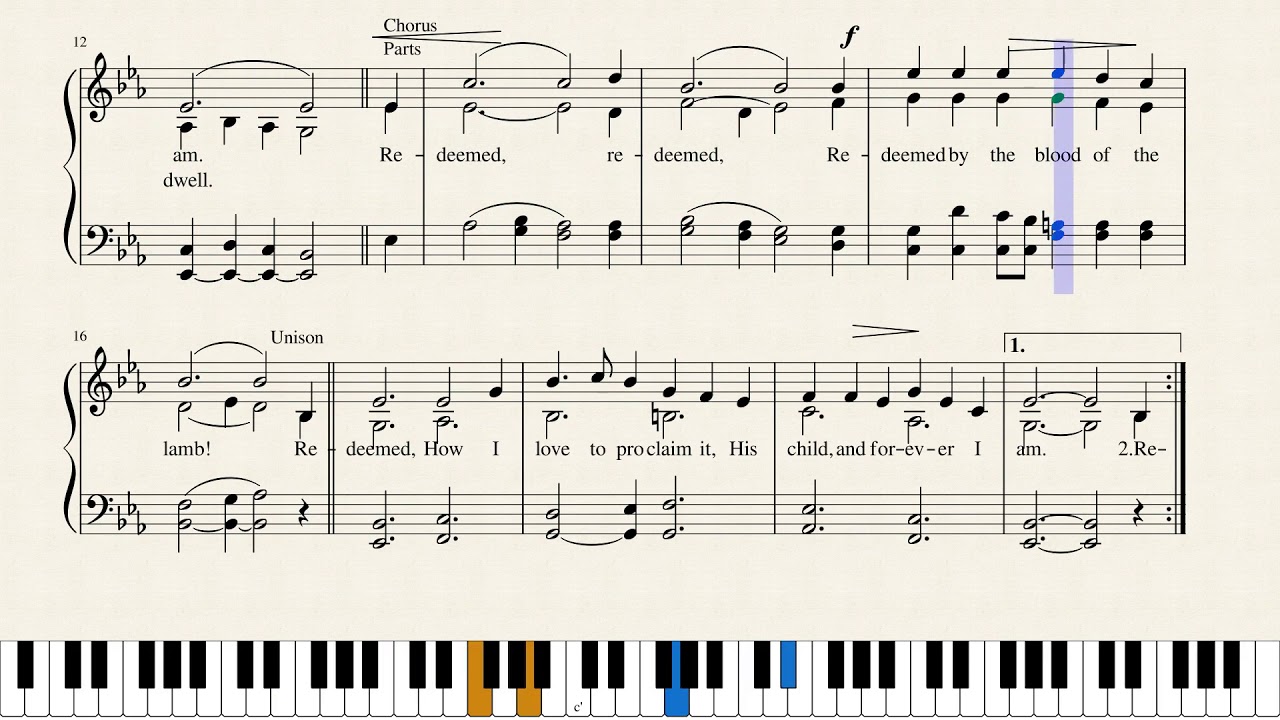 Redeemed by A. L. Butler Chords - Chordify